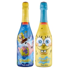 Nickelodeon SpongeBob Party Drink banán íz& szénsavas üdít&ital 750 ml ...