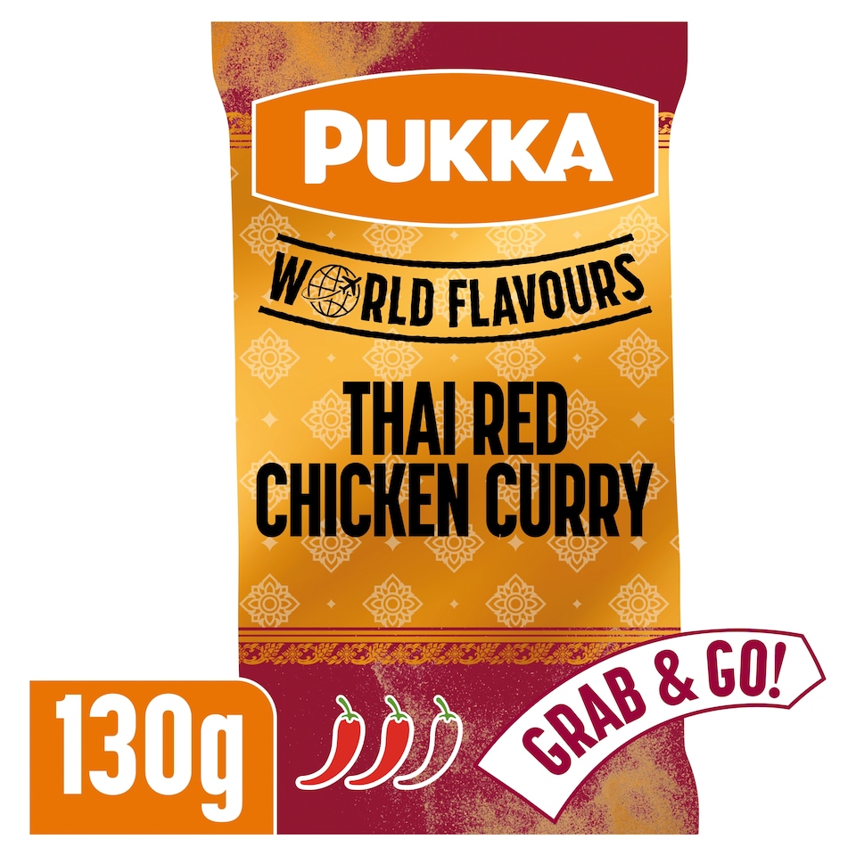 Pukka Thai Red Curry Chicken Parcel 130g - Tesco Groceries