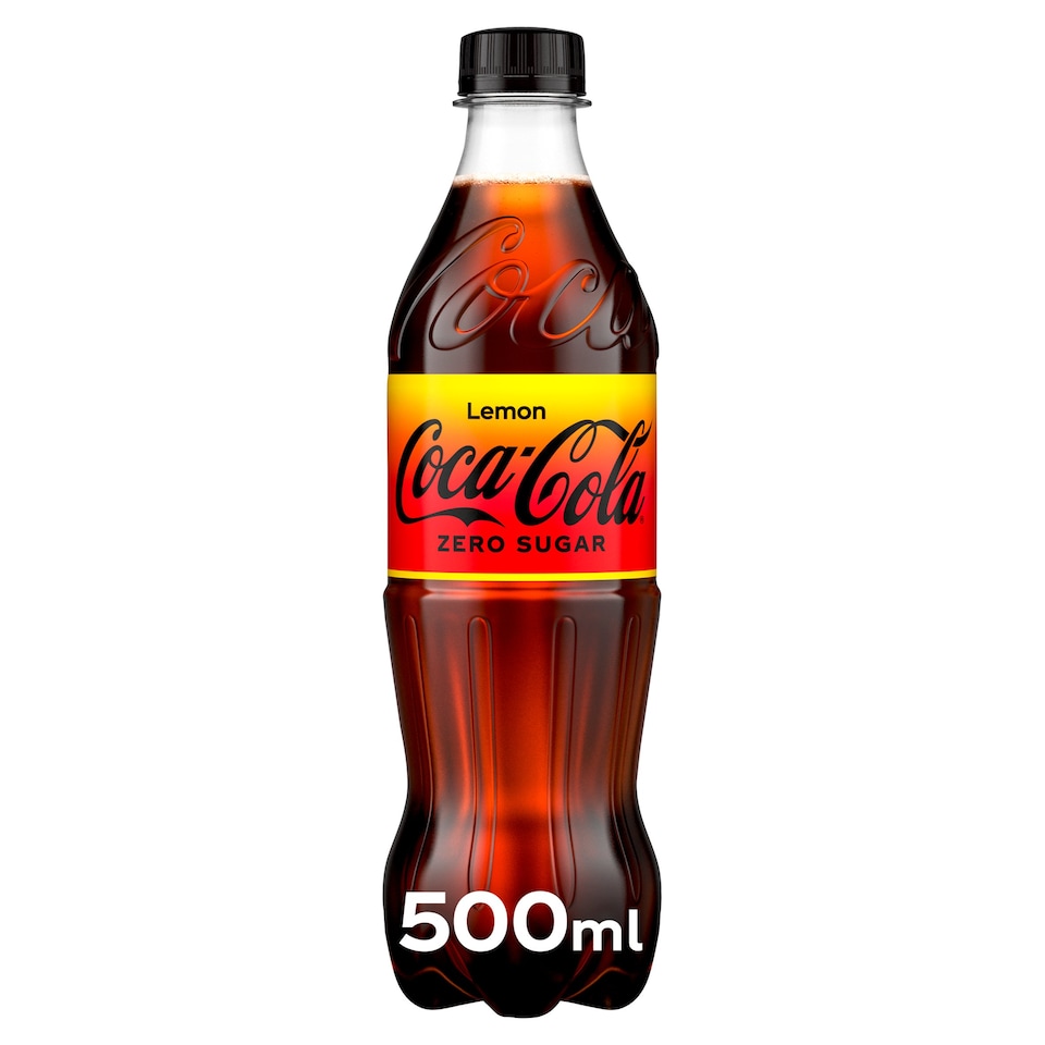 Coca-Cola Lemon Zero Sugar 500ml - Tesco Groceries