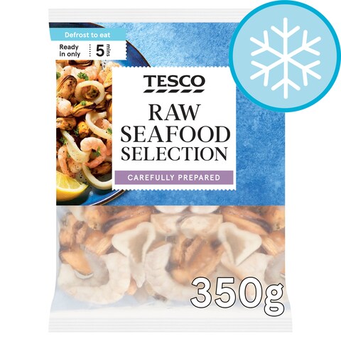 Tesco Raw Seafood Selection 350G - Tesco Groceries