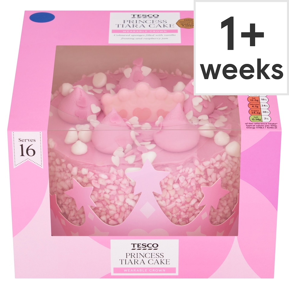 Tesco Princess Tiara Cake - Tesco Groceries