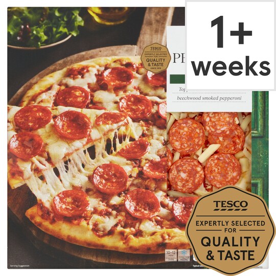 Tesco Stonebaked Pepperoni Pizza 277G - Tesco Groceries