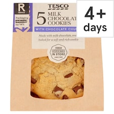 Milk Chocolate Cookie 5 Pack - Tesco Groceries
