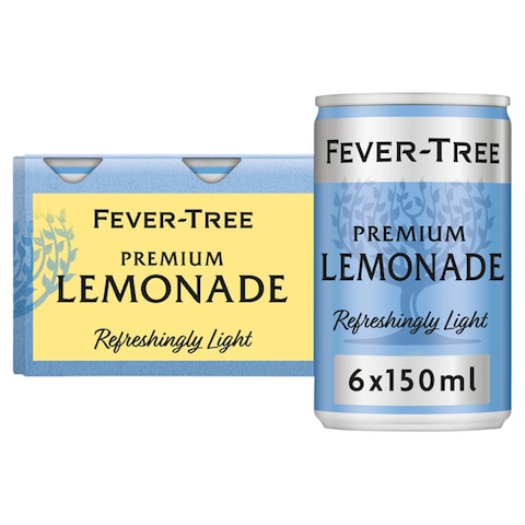 Fever-Tree Refreshingly Light Premium Lemonade 6x150ml - Tesco Groceries