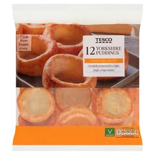 Tesco 12 Yorkshire Puddings 220G - Tesco Groceries
