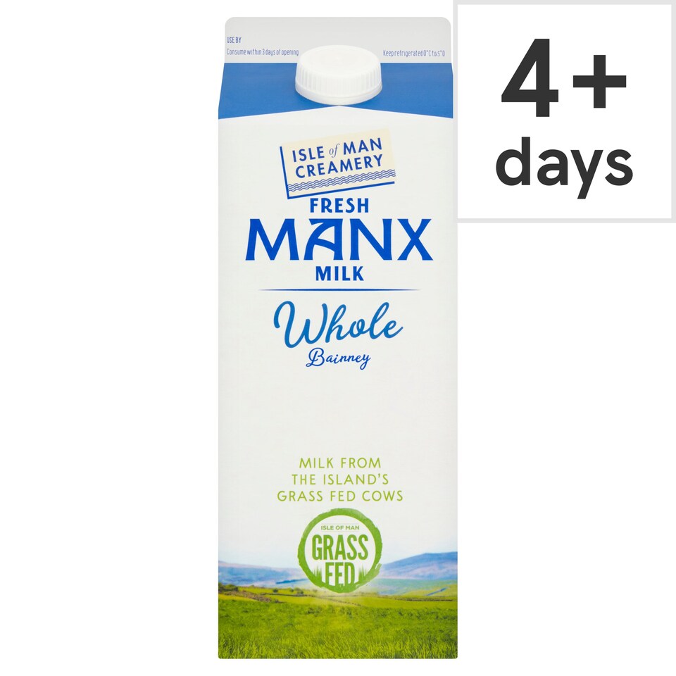Isle Of Man Creamery Whole Milk 1.75L - Tesco Groceries