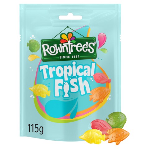 Rowntree's Tropical Fish Sweets 115g - Tesco Groceries