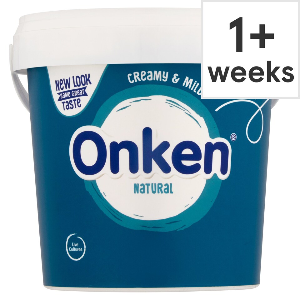 Onken Biopot Natural Yogurt 1Kg - Tesco Groceries