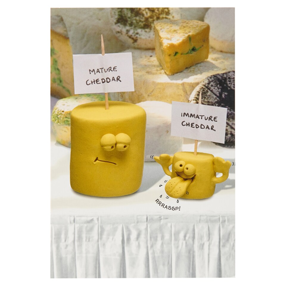 Hanson White Birthday Card Have Edam Good Birthday - Tesco Groceries