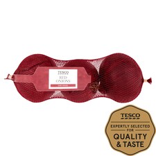 Tesco Red Onions 3Pack Minimum - Tesco Groceries