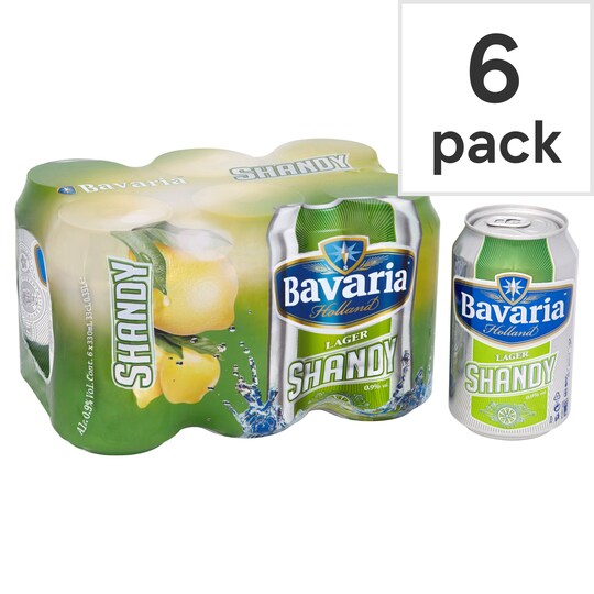Bavaria Shandy 6X330ml Can - Tesco Groceries