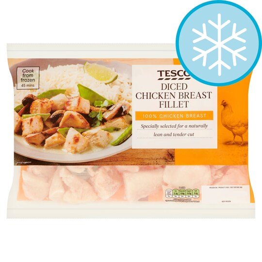 Tesco Diced Chicken Breast Fillets 640G - Tesco Groceries