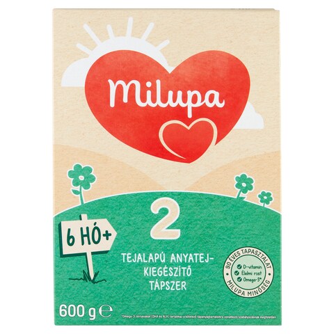 Milupa 2 tejalapú anyatej-kiegészít& tápszer 6 hó+ 600 g - Tesco Groceries