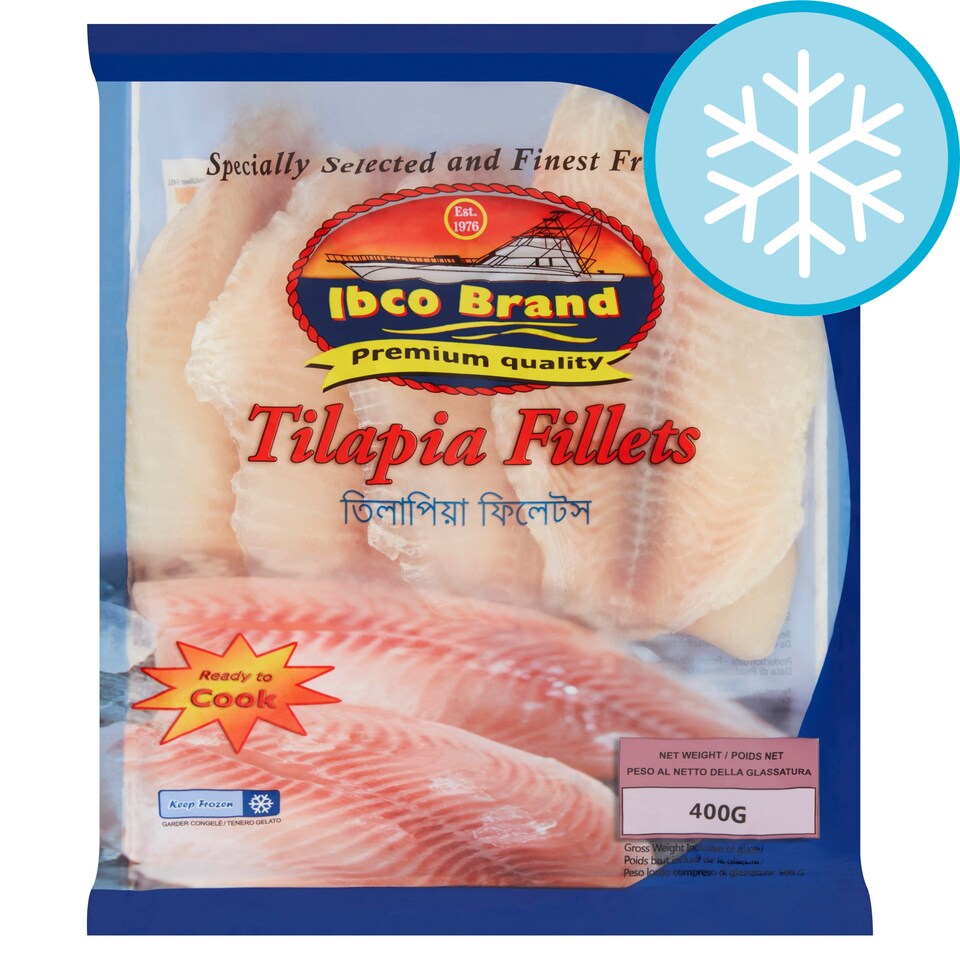 Ibco Tilapia Fillets 400G - Tesco Groceries