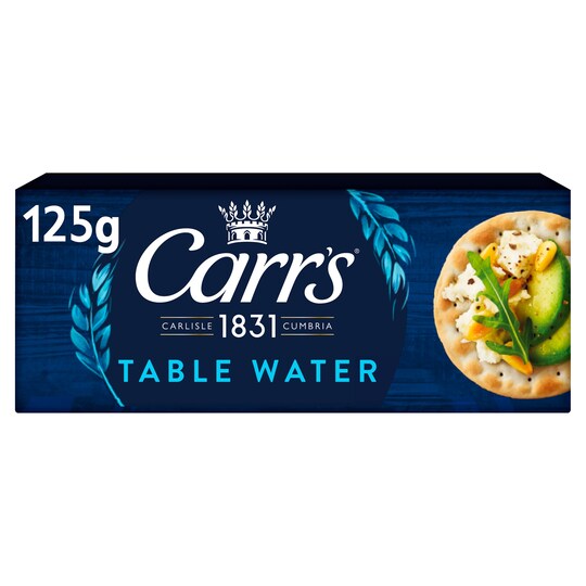 Carrs Table Water Biscuits 125 G - Tesco Groceries
