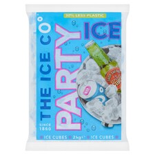 The Ice Co. Ice Cubes 2Kg - Tesco Groceries