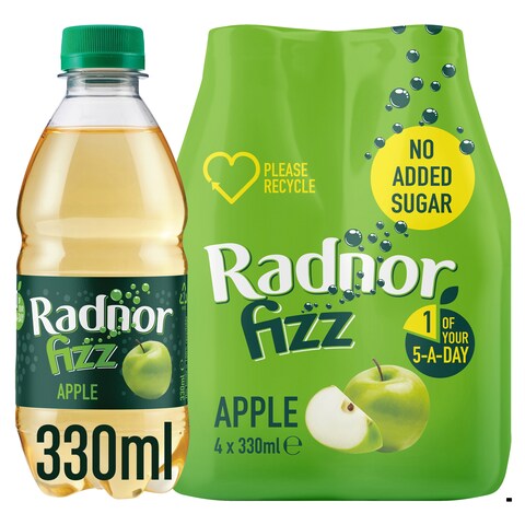 Radnor Fizz Apple 4X330ml - Tesco Groceries