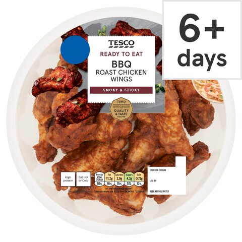 Tesco BBQ Roast Chicken Wings 525g - Tesco Groceries