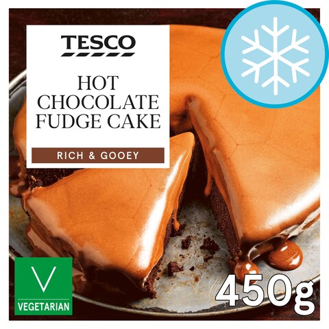 Tesco Hot Chocolate Fudge Cake 450G - Tesco Groceries