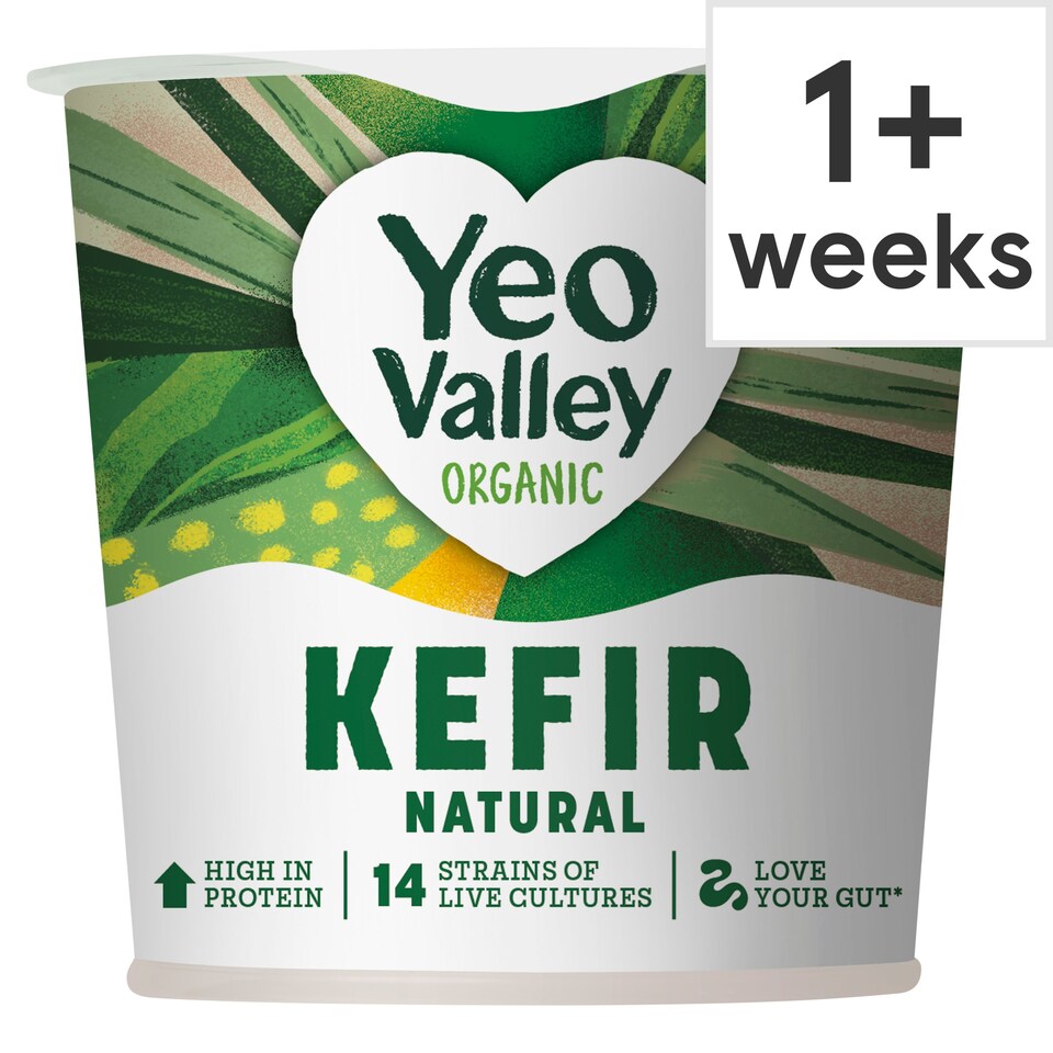 Yeo Kefir Natural Organic Yogurt 350G - Tesco Groceries