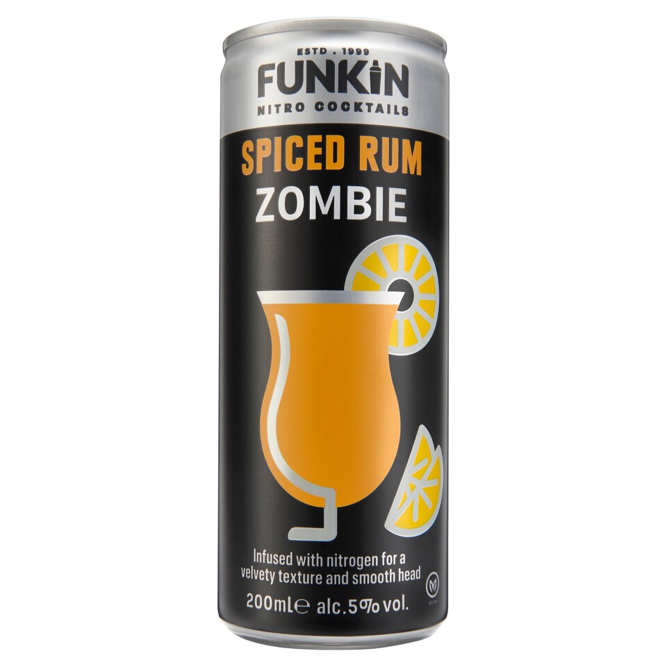 Funkin Nitro Spiced Rum Zombie Cocktail 200Ml Tesco Groceries funkin-nitro-spiced-rum-zombie-cocktail-200ml-tesco-groceries
