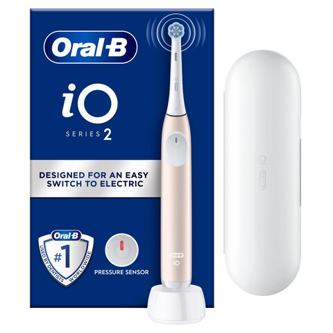 Oral-B iO Series 2 Clean & Care Pink Electric Toothbrush and Travel ...