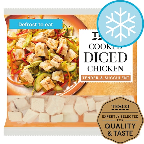 Tesco Cooked Diced Chicken 340G - Tesco Groceries
