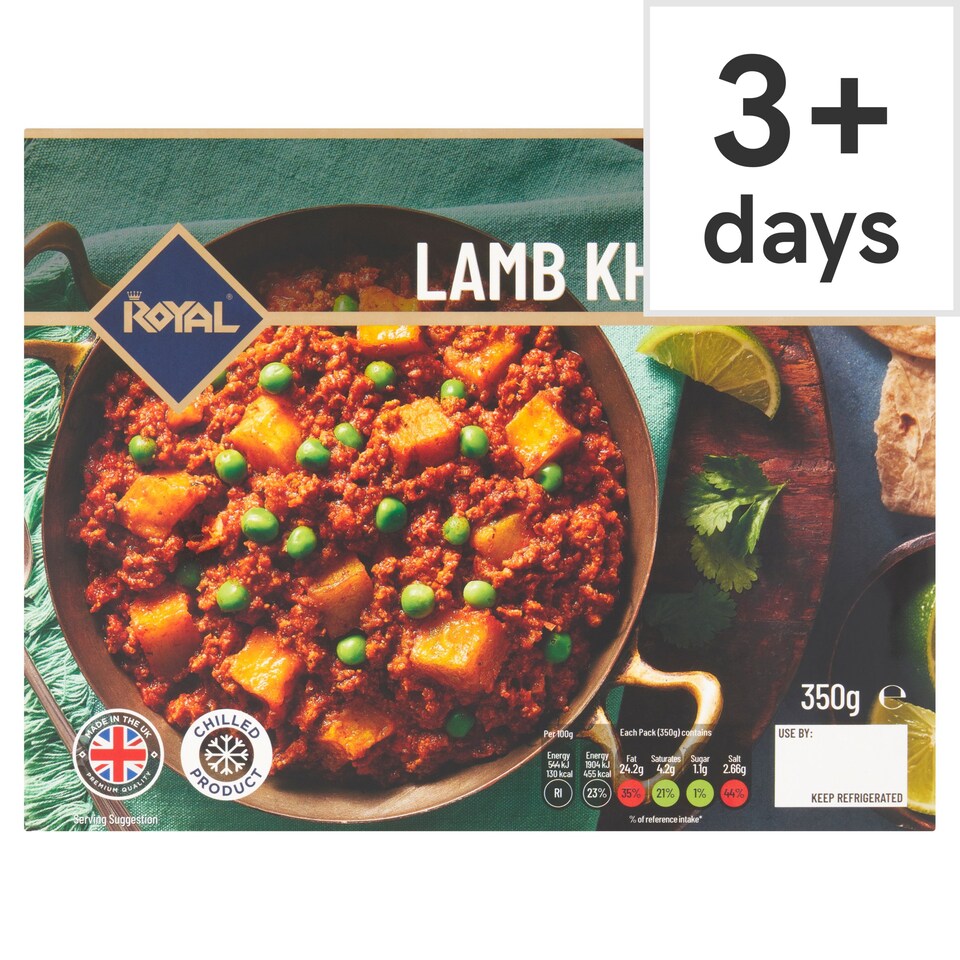 Royal Halal Lamb Kheema 350g - Tesco Groceries