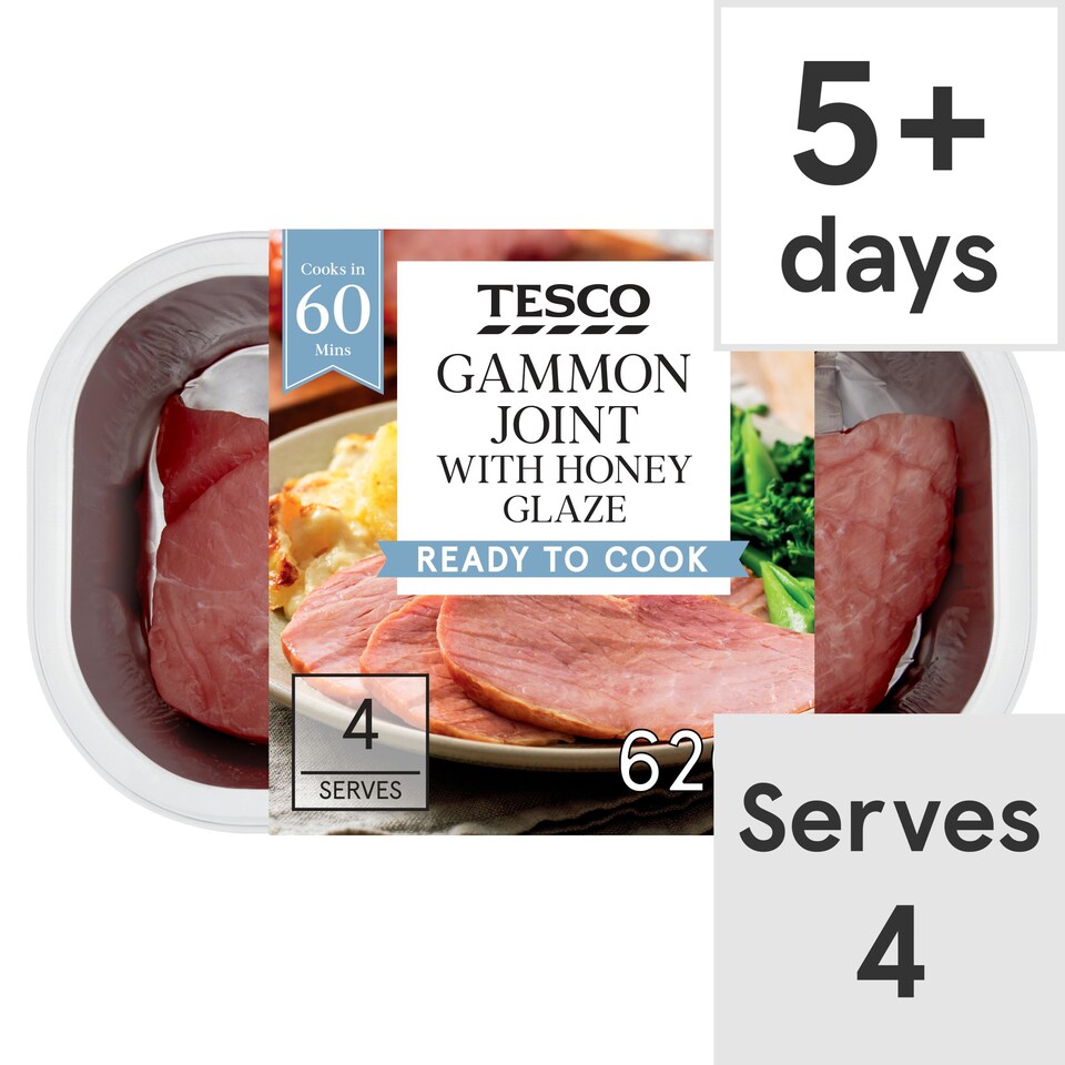 Tesco Gammon Joint With Honey Glaze 620G - Tesco Groceries