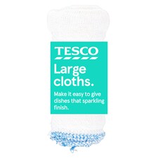 Tesco 4 Large Cleaning Cloths - Tesco Groceries