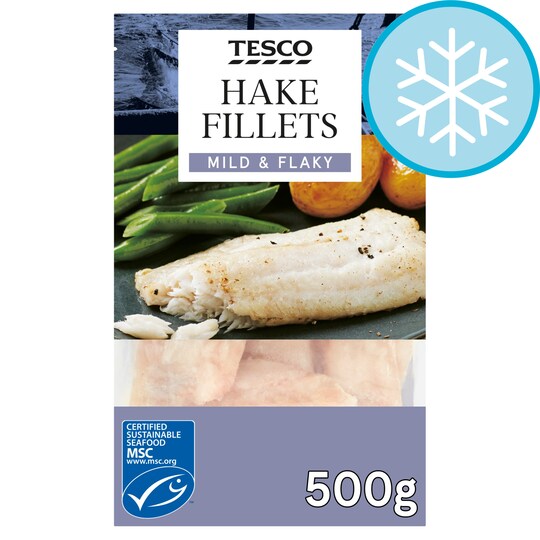 Tesco Hake Fillets 500G - Tesco Groceries