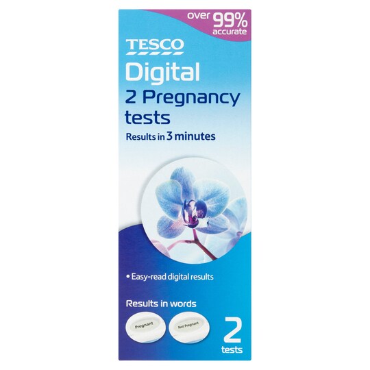 TESCO DIGITAL PREGNANCY TESTING KIT 2S Tesco Groceries tesco-digital-pregnancy-testing-kit-2s-tesco-groceries