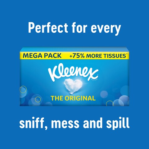 Kleenex Original Tissues MEGA Box 75% more tissues 112 Sheets - Tesco ...