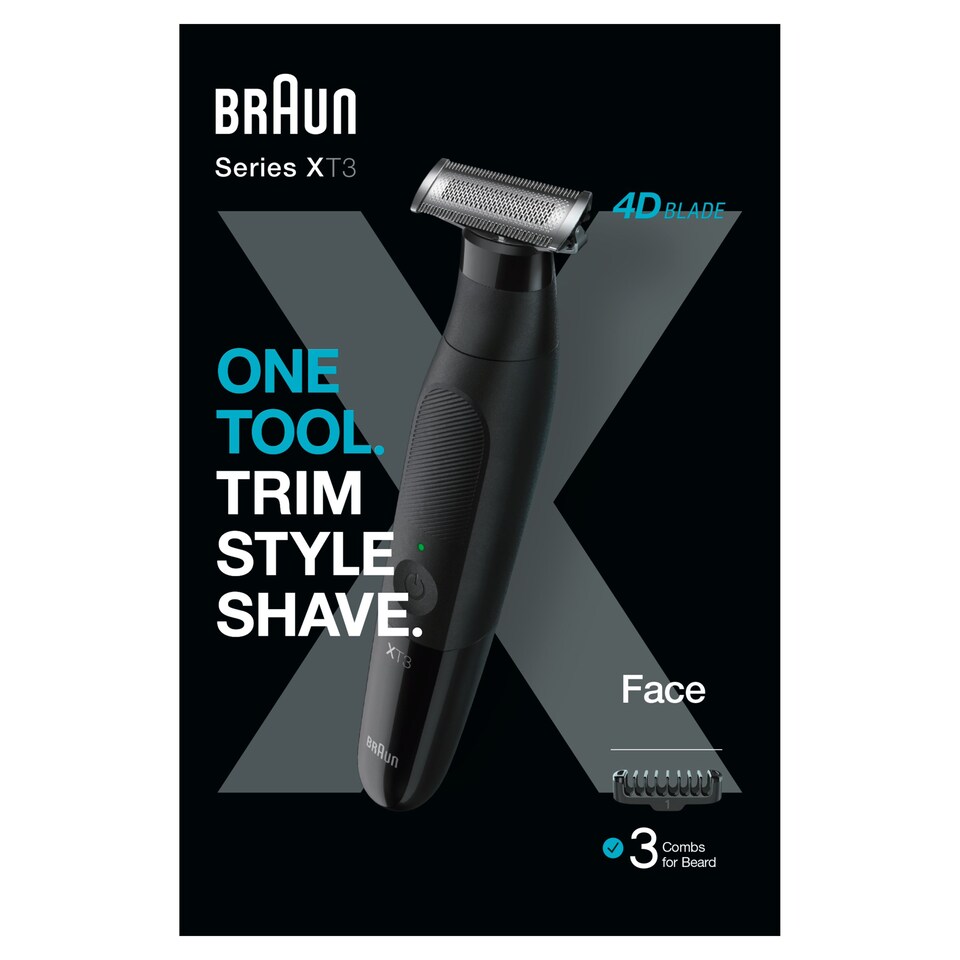 Braun Series Xt3 Trimmer - Tesco Groceries