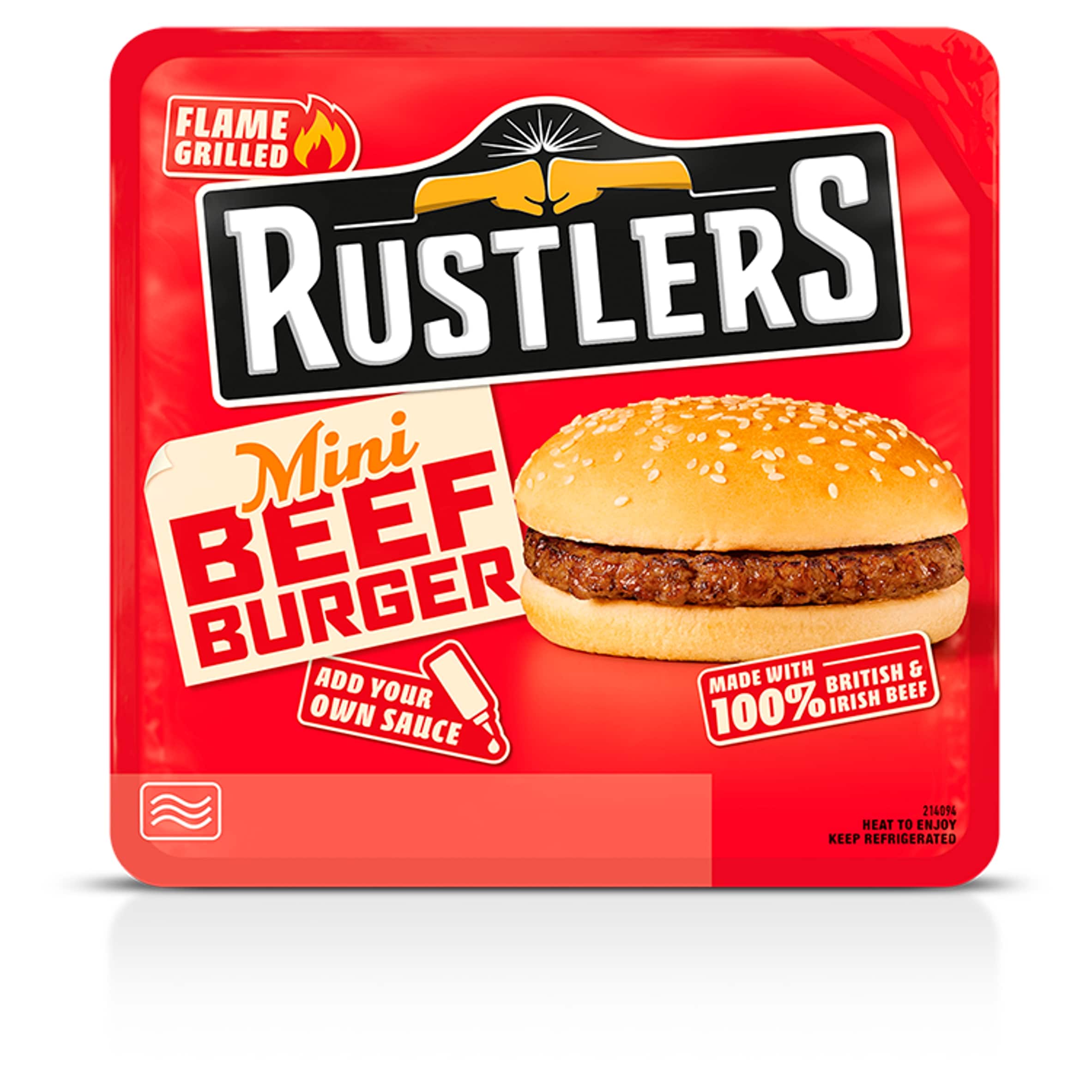 Rustlers Mini Beef Burger 101g - Tesco Groceries