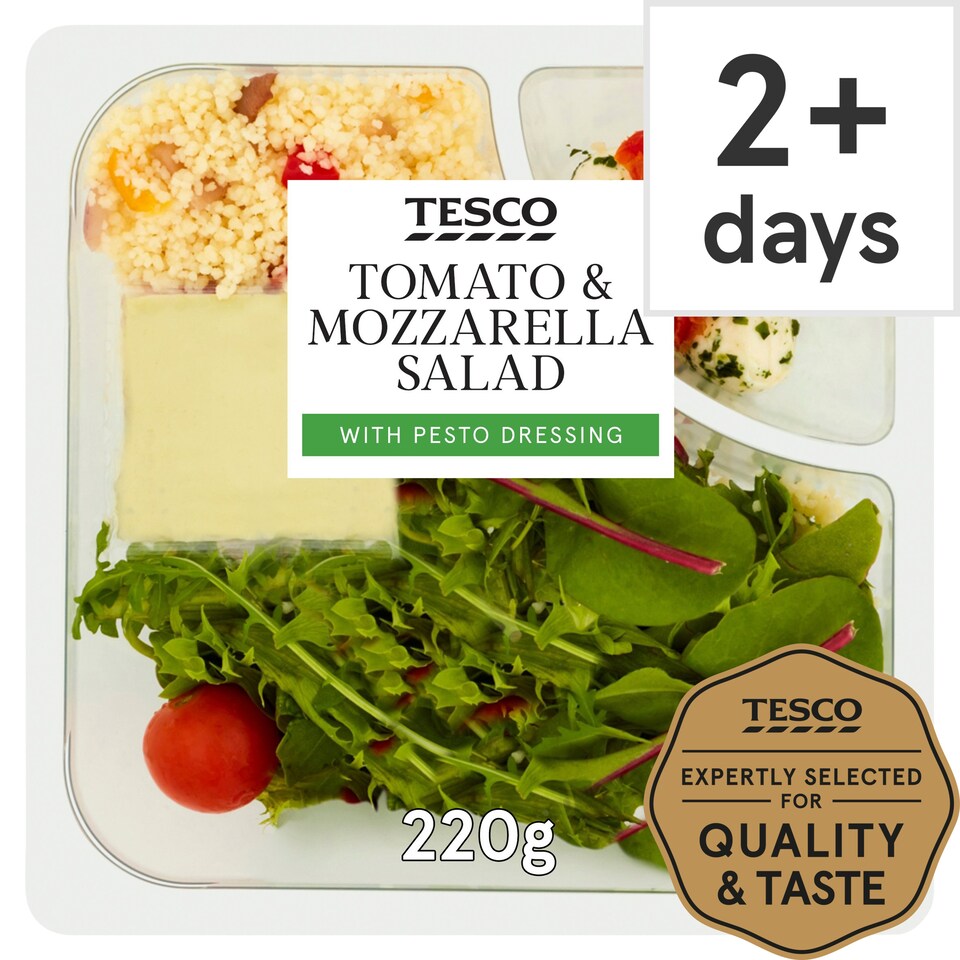 Tesco Tomato & Mozzarella Salad Bowl 220G - Tesco Groceries