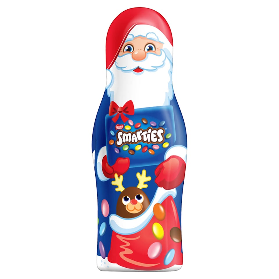 Smarties Milk Chocolate Santa Claus with Milk Chocolate Sugar Dragees ...