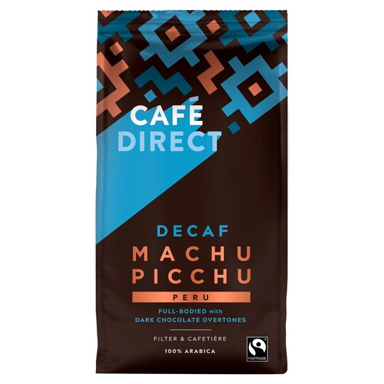Cafedircet Decaffeinated Machu Picchu Ground Coffee 227G Tesco Groceries cafedircet-decaffeinated-machu-picchu-ground-coffee-227g-tesco-groceries