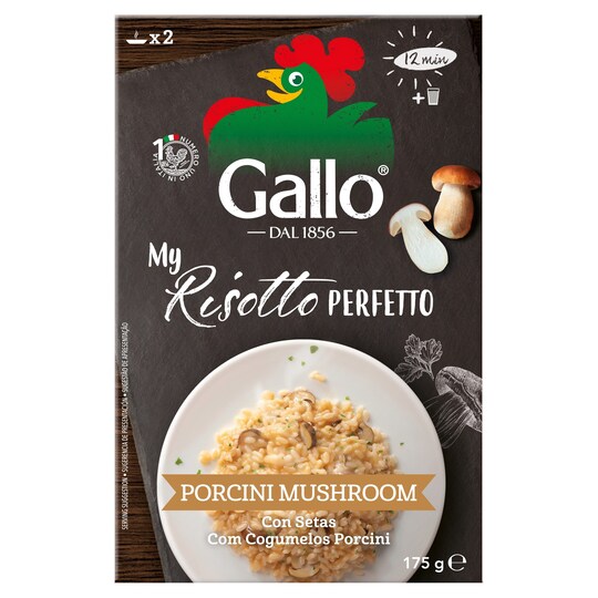 Risotto Gallo Risotto Pronto Mushroom 175G - Tesco Groceries
