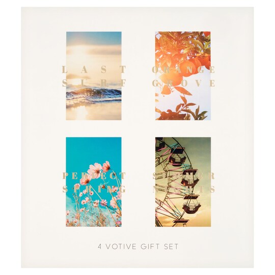 Tesco Nostaligia 4 Votive Gift Set 4 X 60G - Tesco Groceries