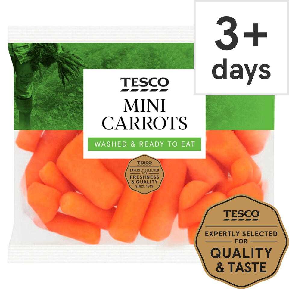 Tesco Mini Carrots 320G - Tesco Groceries