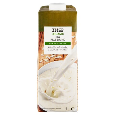 Tesco UHT bio rizsital 1 l - Tesco Groceries