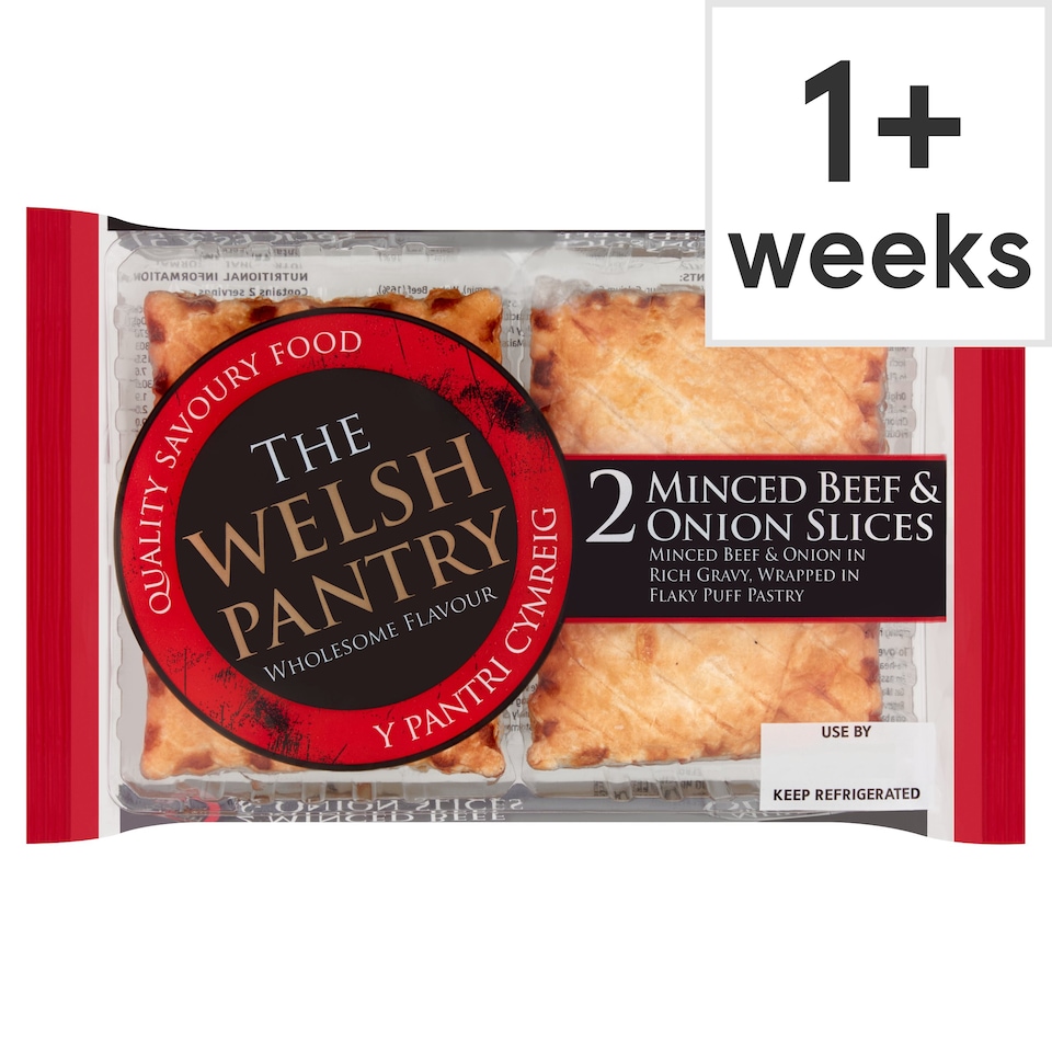 The Welsh Pantry 2 Minced Steak & Onion Slices - Tesco Groceries