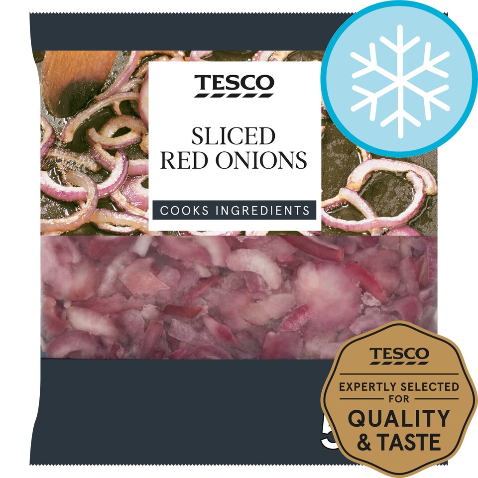 Tesco Sliced Red Onions 500G - Tesco Groceries