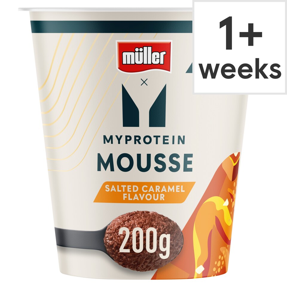 MULLER X MY PROTEIN Mousse Salted Caramel Flavour 200g - Tesco Groceries