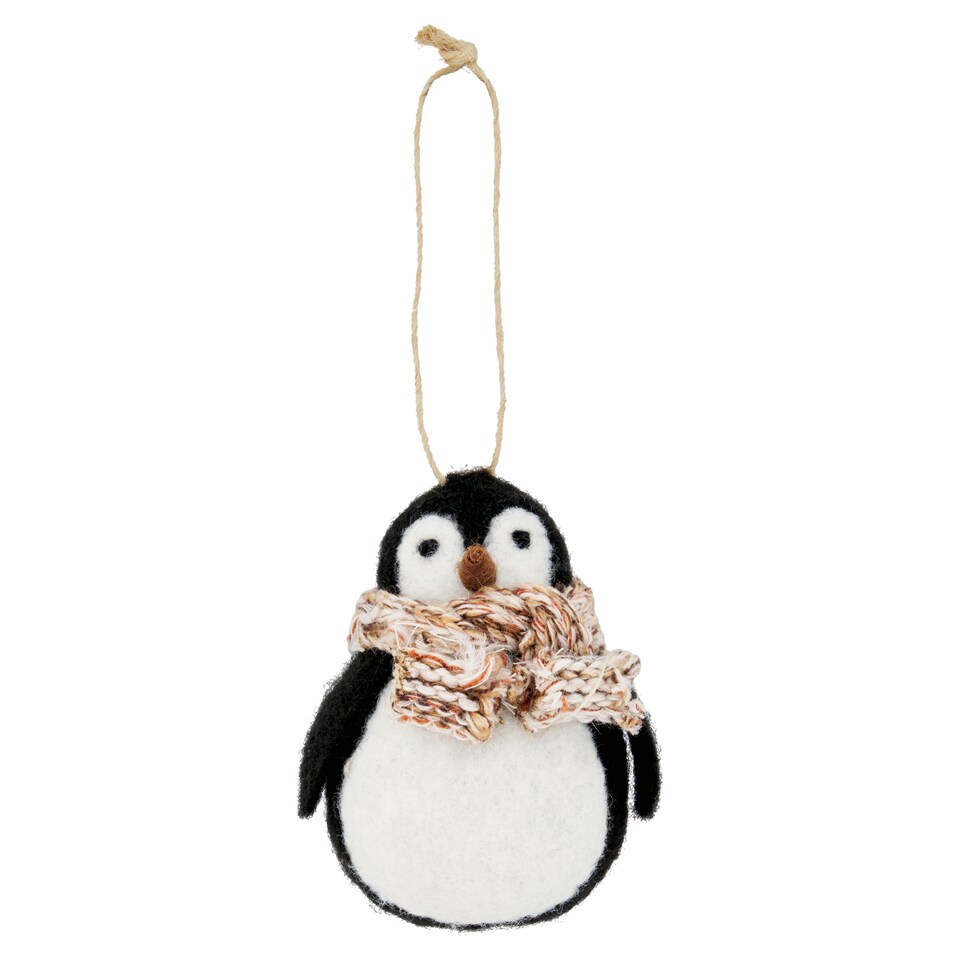 Tesco Cosy Penguin Hanging Decoration - Tesco Groceries