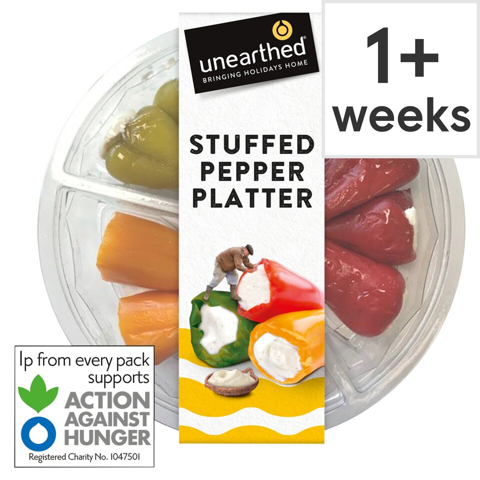 Unearthed Stuffed Pepper Platter 210g - Tesco Groceries