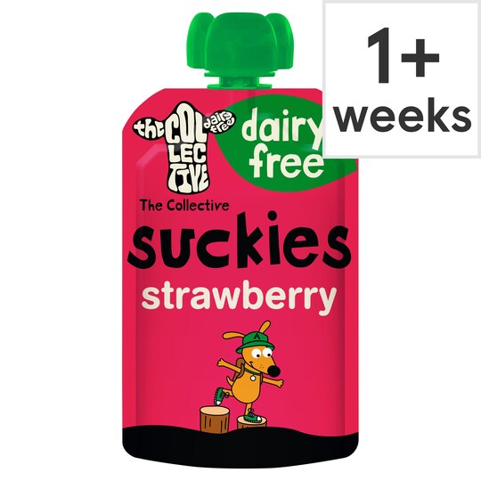 The Collective Dairy Free Strawberry Suckies 85G - Tesco Groceries