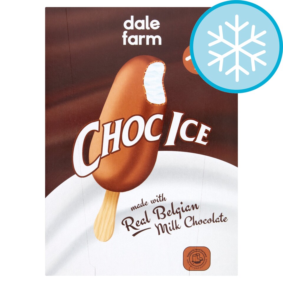 Dale Farm Chocolate Ice 4 Pack - Tesco Groceries