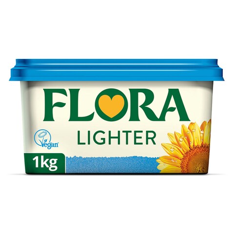 Flora Lighter Spread With Natural Ingredients 1KG - Tesco Groceries
